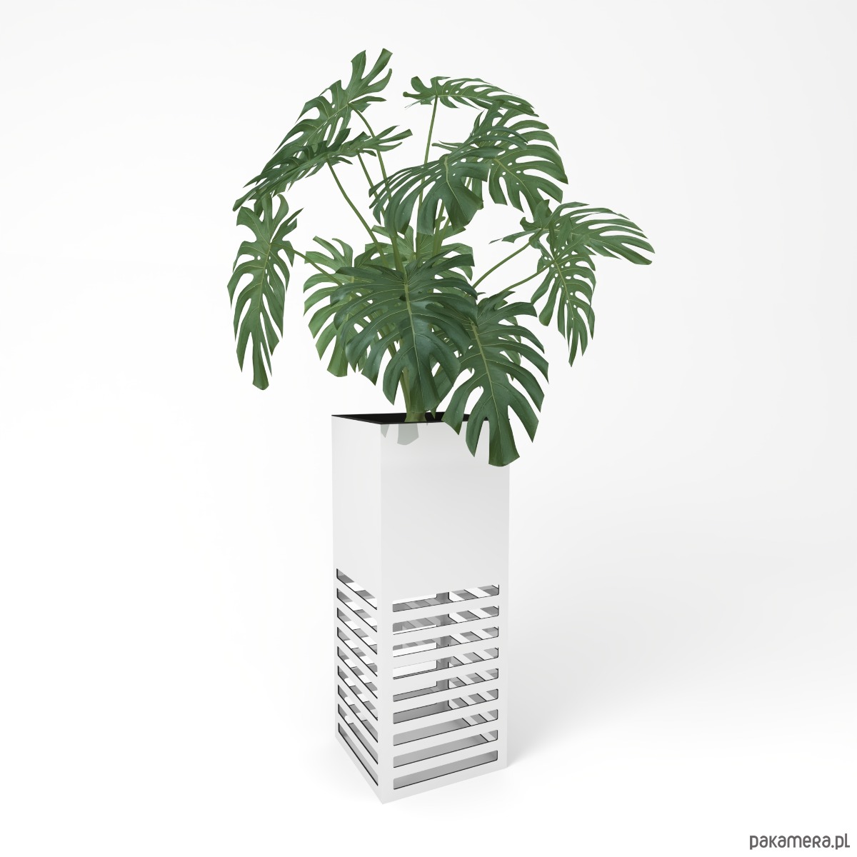 Aluminiowa donica kwietnik Azura 3 LED 3684485 - Pakamera.pl