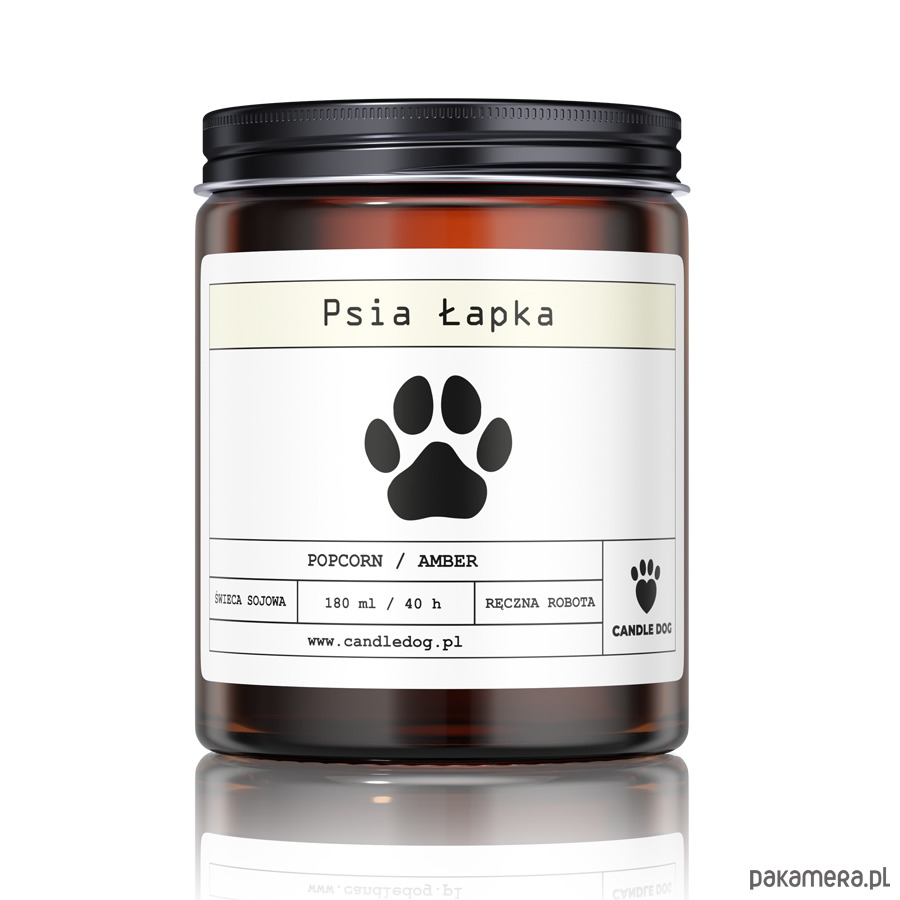 PSIA ŁAPKA - świeca sojowa 3646459 - Pakamera.pl