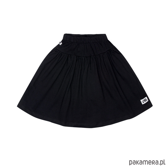 Spódnica basic midi - czarna - Pakamera.pl