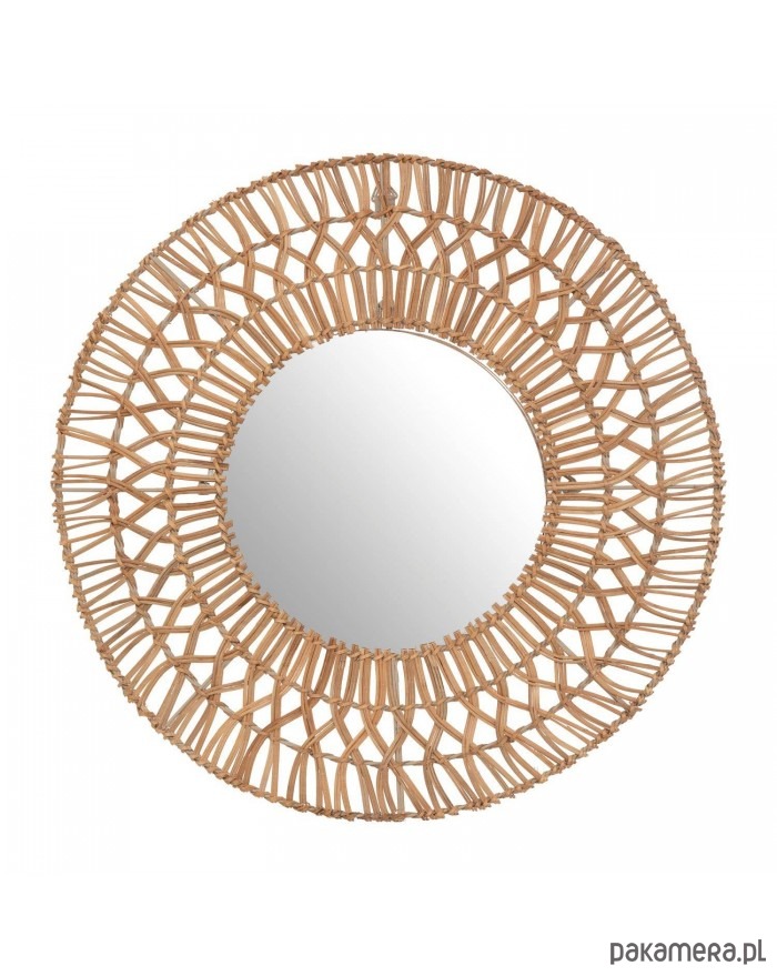 Lustro Okrągłe Lustro Dekoracyjne Duke 58 cm 3786364 - Pakamera.pl