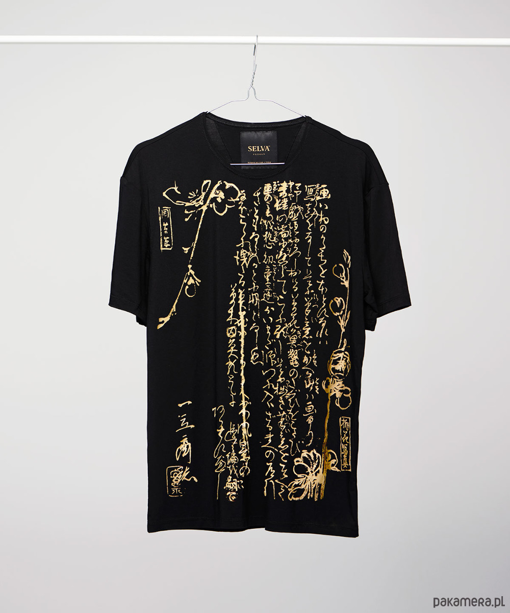 Black and gold shirt store