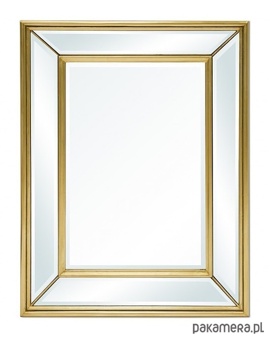 Lustro w Złotej Ramie Gold - Pakamera.pl