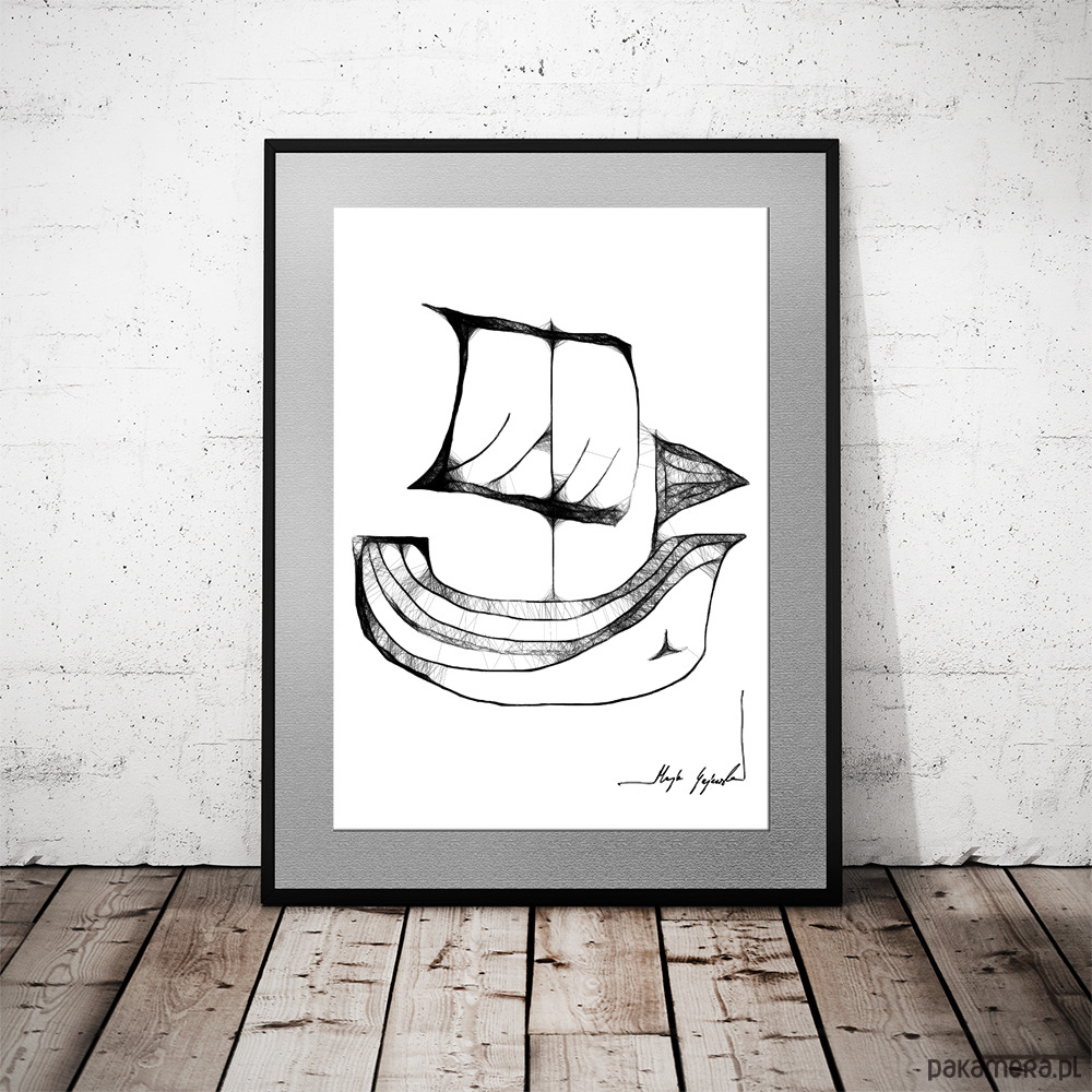 GRAFIKA 20 - statek - Pakamera.pl