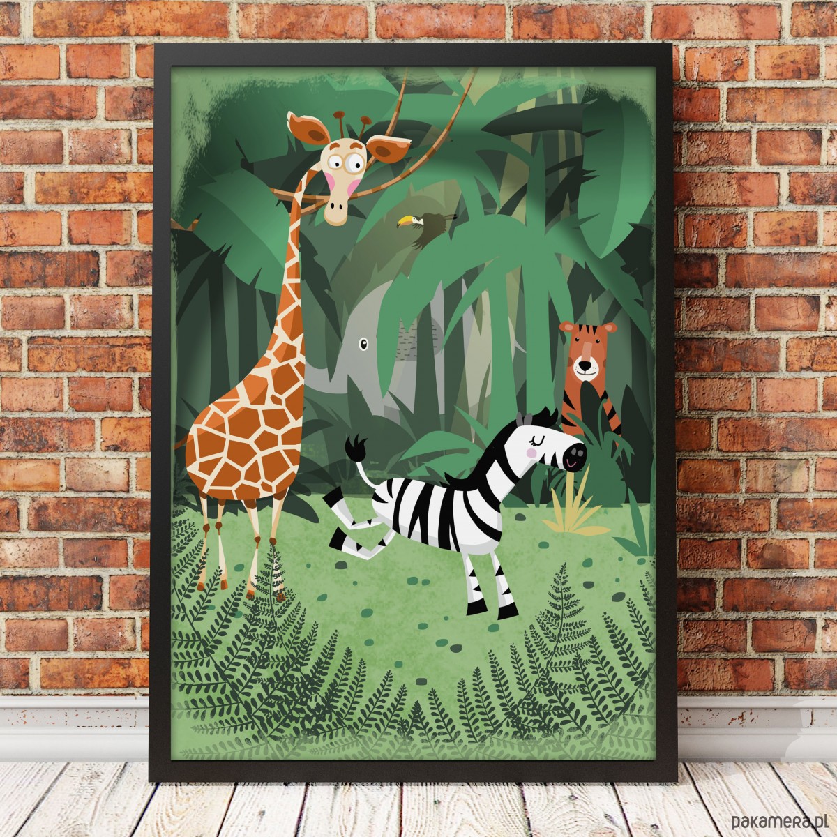 Dżungla. Duży 50x70cm. - Pakamera.pl