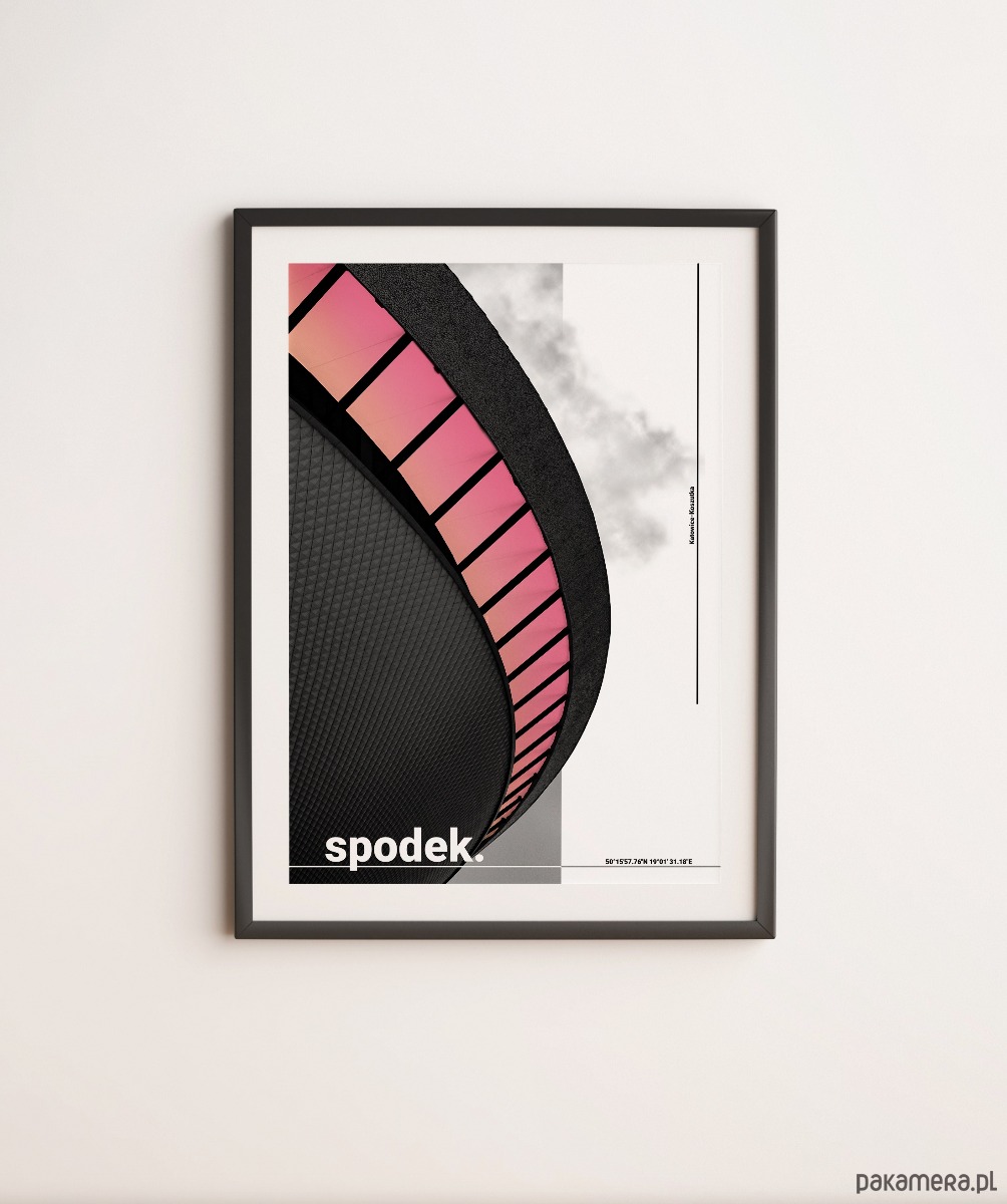 Plakat Katowice Spodek - Pakamera.pl