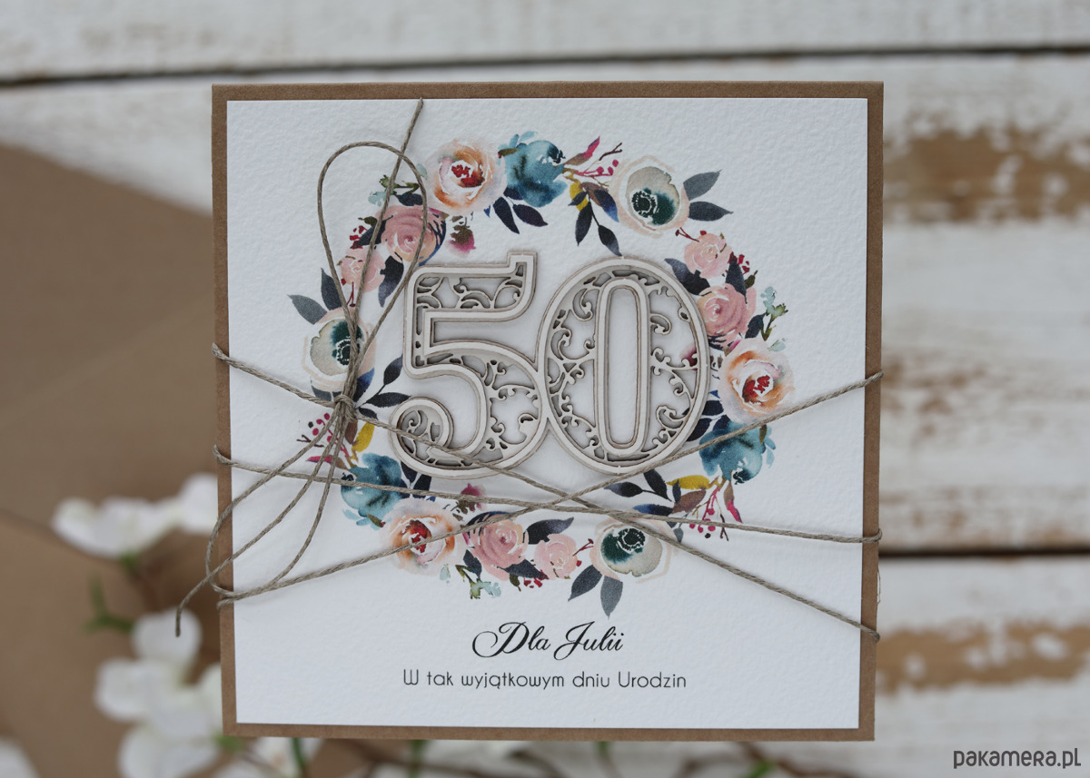 Kartka na 50 urodziny 3098604 - Pakamera.pl