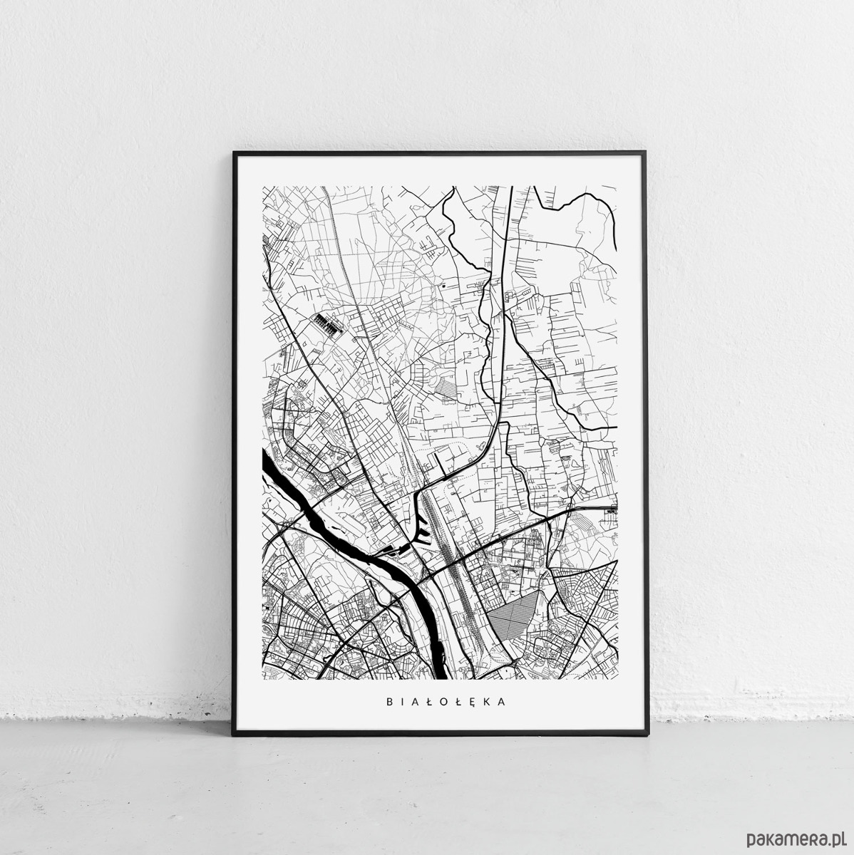 Plakat Białołęka - plan Białołęki - Archiwum - Pakamera.pl