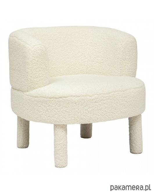 Fotel Teddy Fotel Drewniany Bianche 3783700 - Pakamera.pl