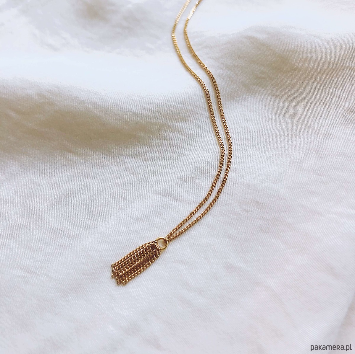 MINIMAL CHAINS gold NECKLACE - Pakamera.pl
