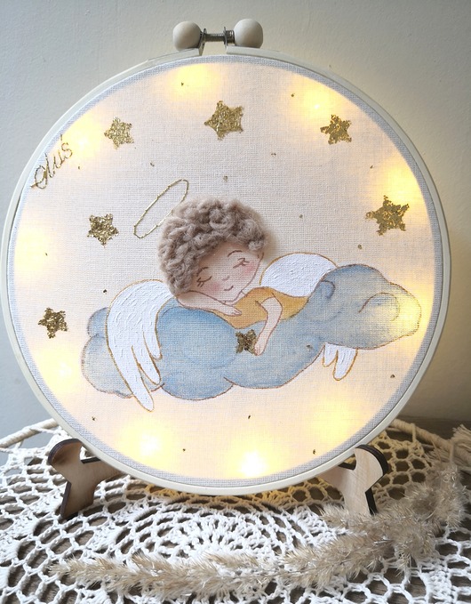 obrazek anioł z podświetleniem led - Pakamera.pl