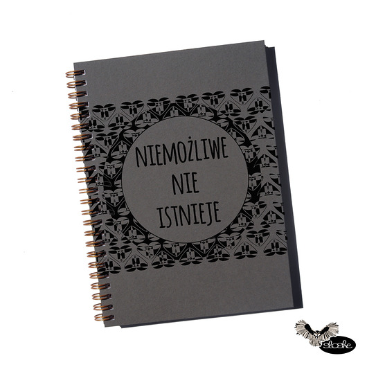 Niemożliwe nie istnieje, notatnik z eko papieru - Pakamera.pl Niemożliwe nie istnieje, notatnik z eko papieru - Pakamera.pl