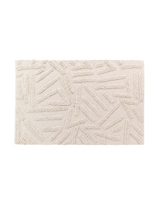 Dywanik Bawełniany Dywanik Łazienkowy Tłoczony Beige 3807675 - Pakamera.pl