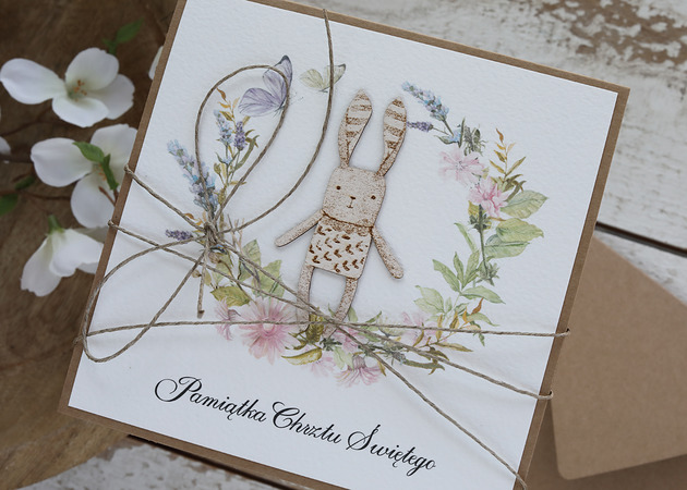 Kartka na chrzest z życzeniami 3511561 - Pakamera.pl