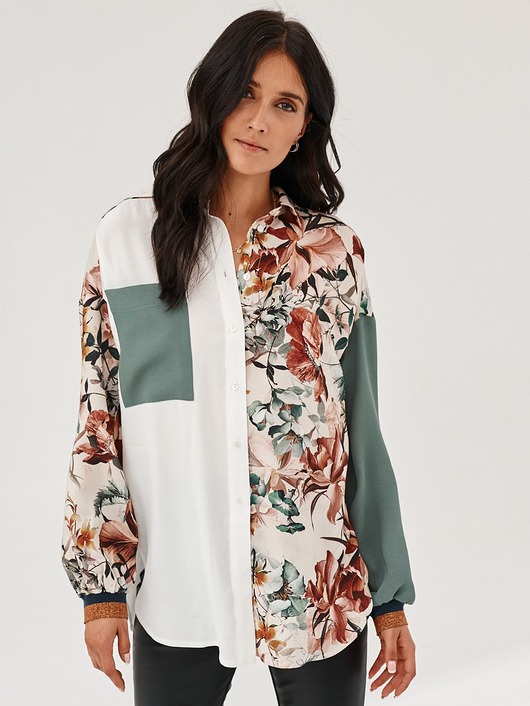 Bluzka ABI w jesienne kwiaty 3000513 - Pakamera.pl