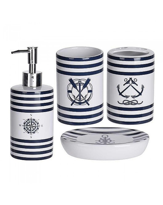 Komplet Łazienkowy Zestaw Łazienkowy Ceramiczny Il Mare 3725055 ...