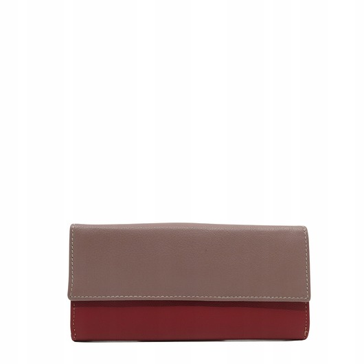 Portfel damski skórzany miejsce na bilon zdjęcie przegrody na karty ...